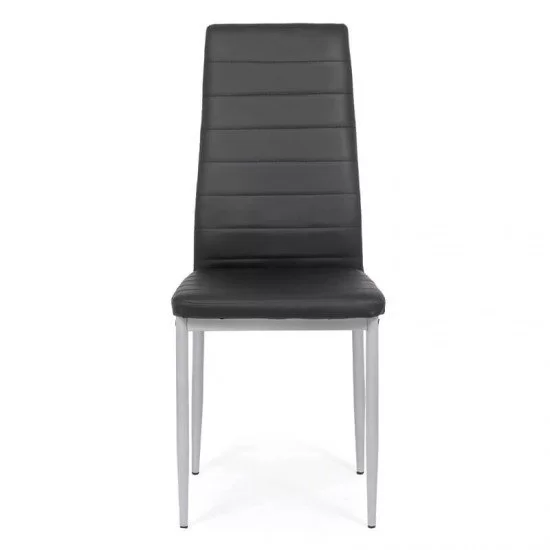Scaune bucătărie BUC 263 din piele ecologica neagra