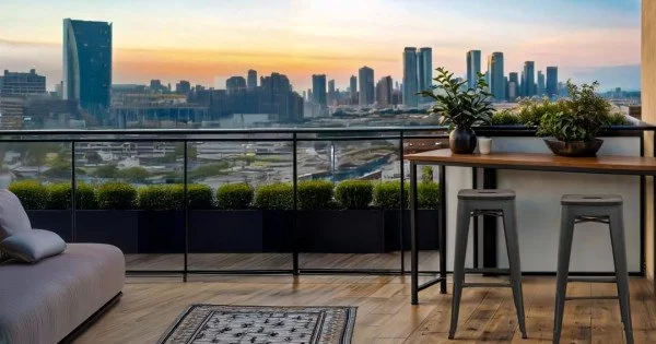 Idei de amenajare balcon cu bar – modern si elegant