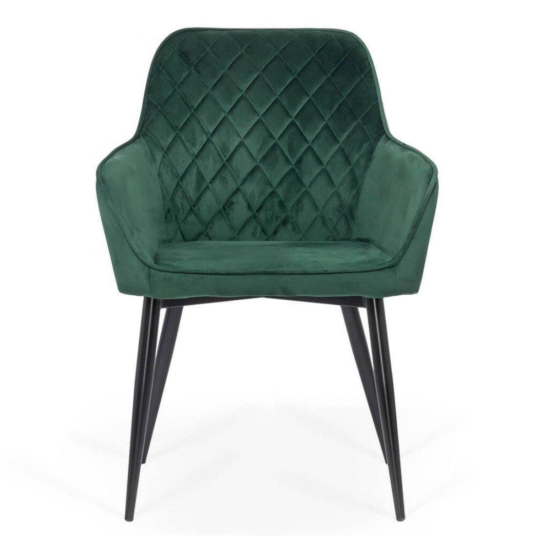 Scaun dining din catifea BUC 258 verde