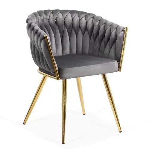 Scaun BUC 261 Gri - Eleganță și Stil | ScauneOnline.ro