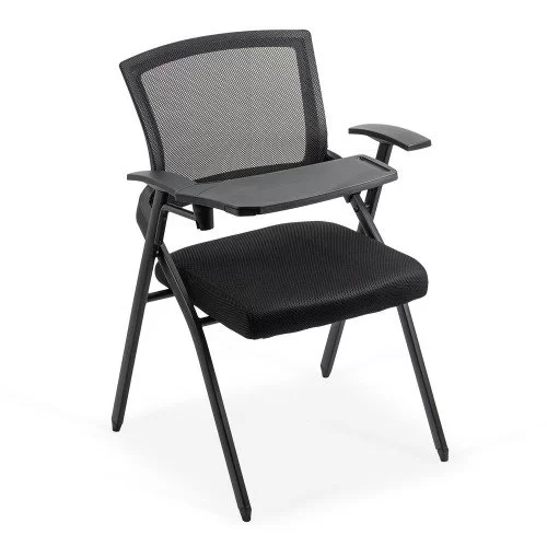 Scaun pliabil de conferinta cu masuta HRC 603 negru- ScauneOnline.ro