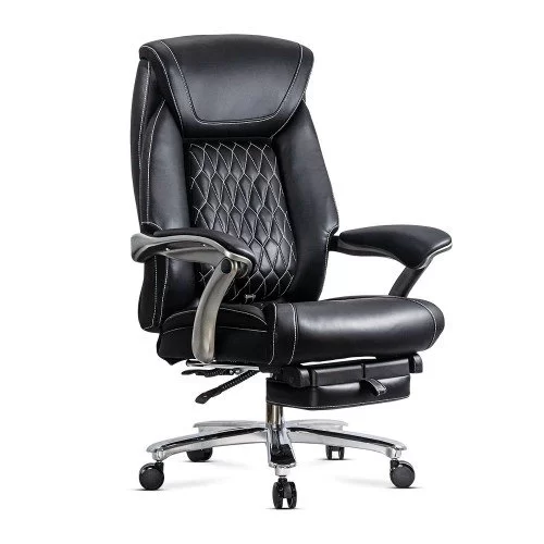 Scaun directorial OFF 950 negru piele eco suport lombar